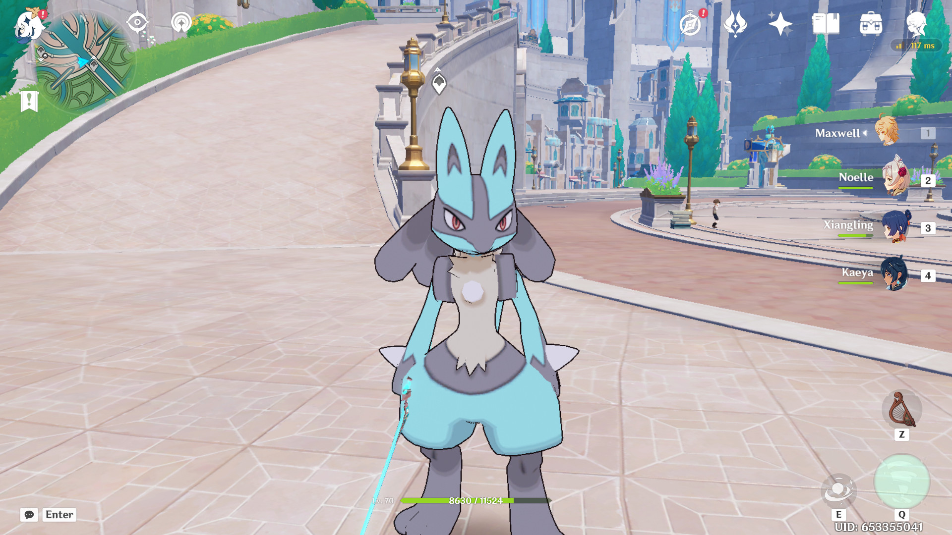 Lucario Over Aether Mod for Genshin Impact | GI Mods