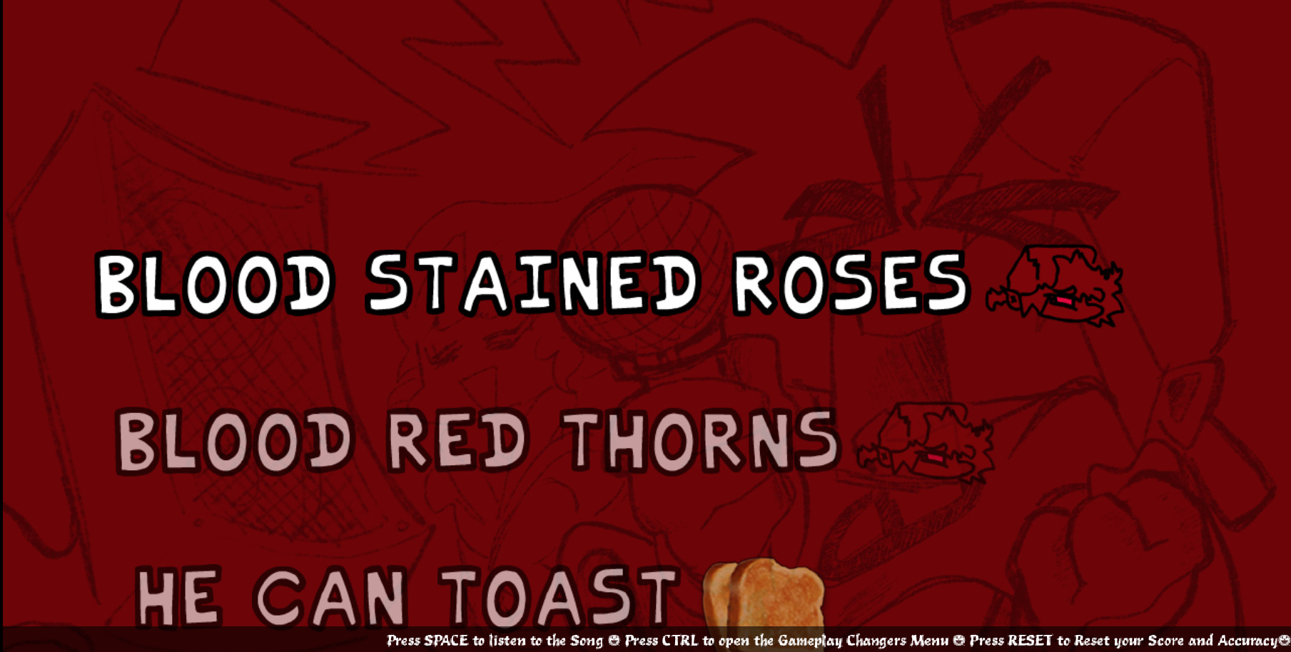 FNF Blood Red Mod for Friday Night Funkin' | FNF Mods