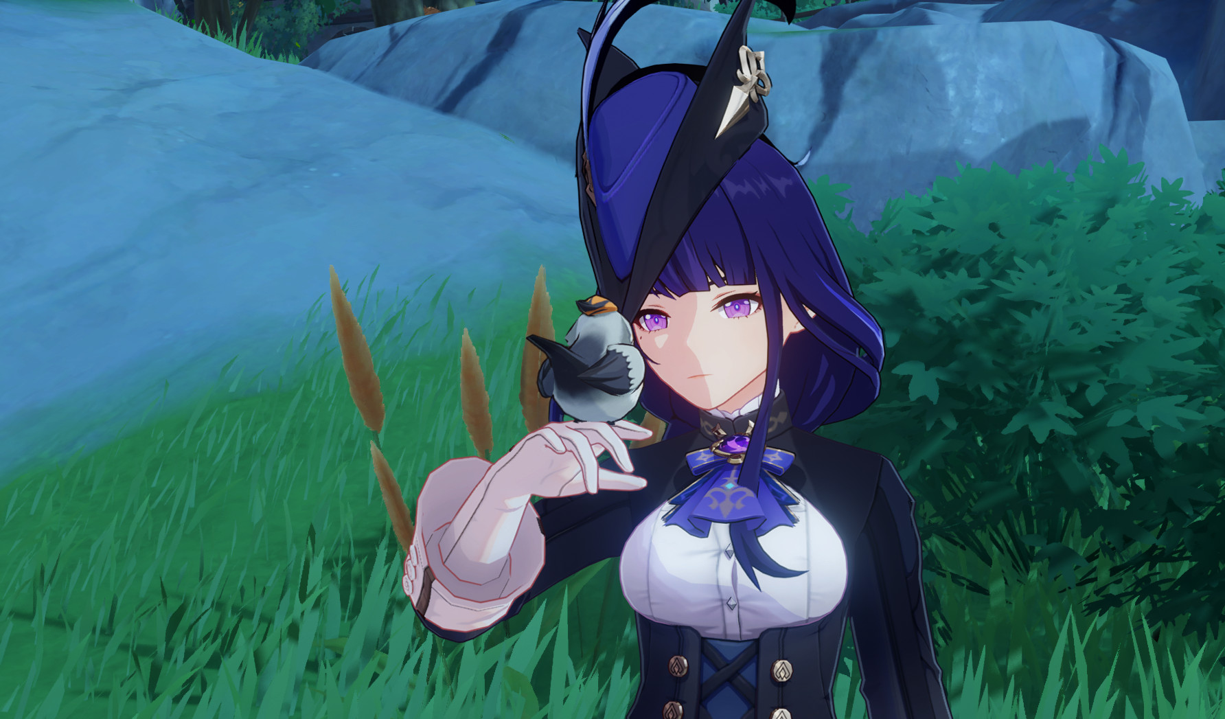 Raiden in Clorinde's outfit Mod for Genshin Impact | GI Mods