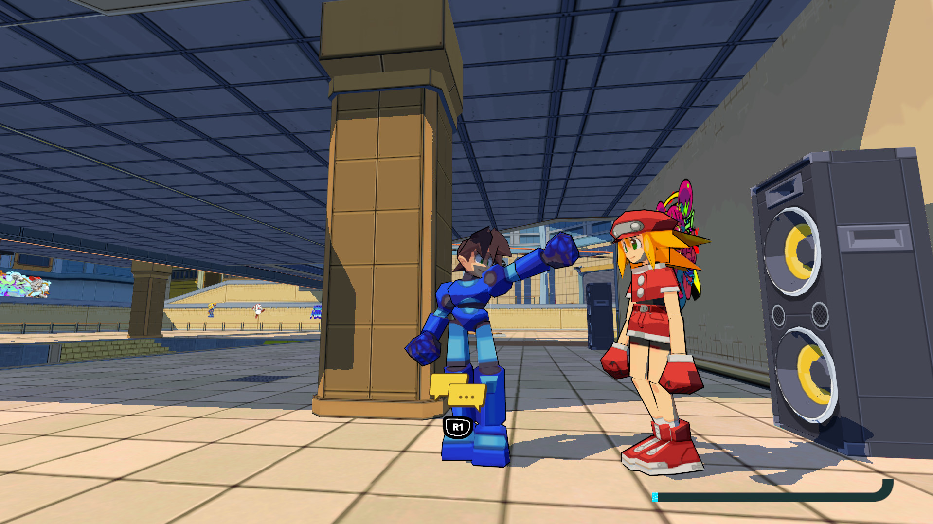 Mega Man Legends Pack Mod for Bomb Rush Cyberfunk | BRC Mods