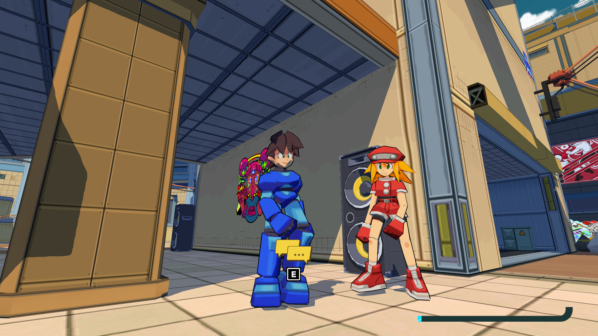 Mega Man Legends Pack Mod for Bomb Rush Cyberfunk | BRC Mods