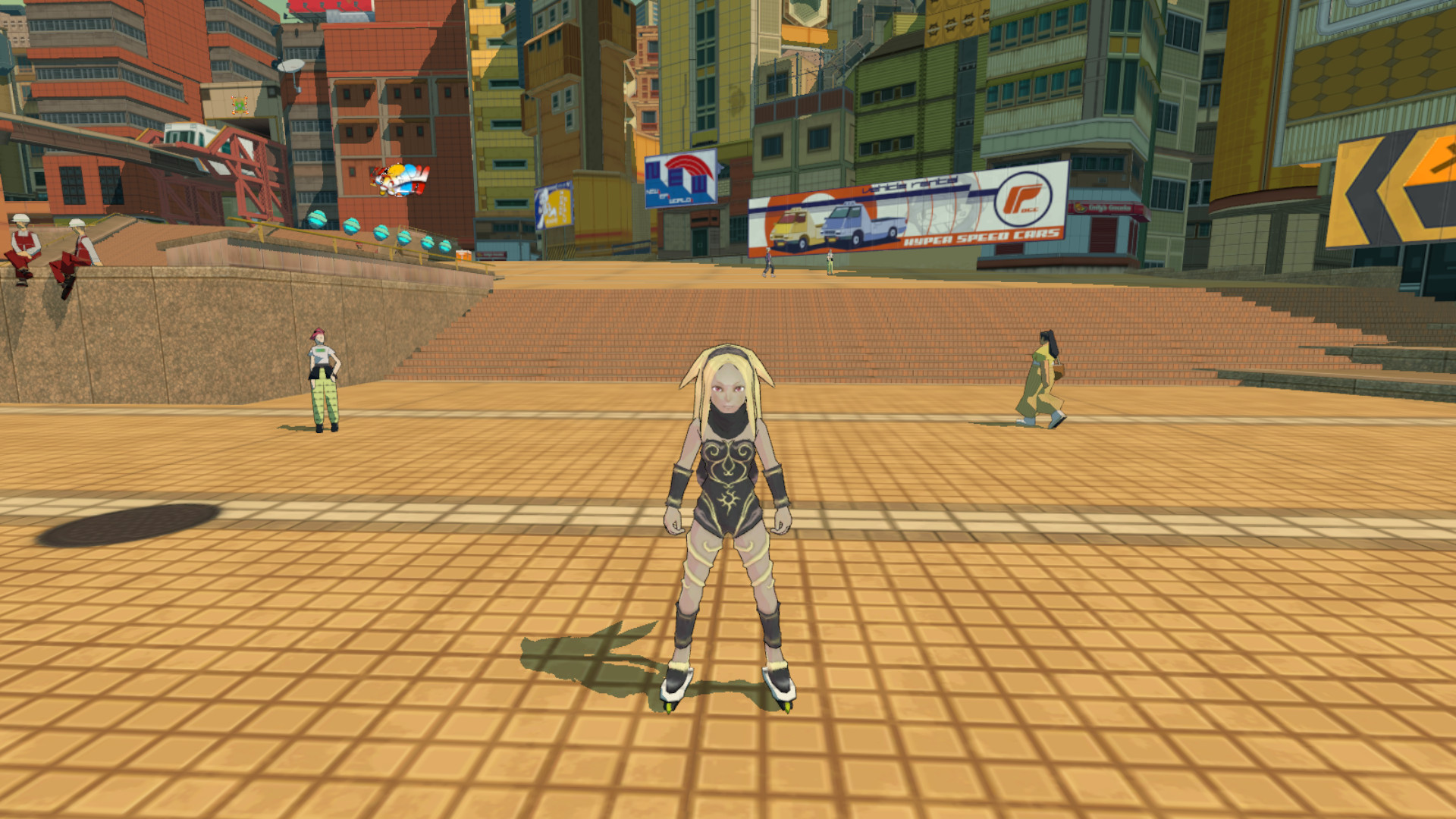 Kat Gravity rush Retro and HD Mod for Bomb Rush Cyberfunk | BRC Mods