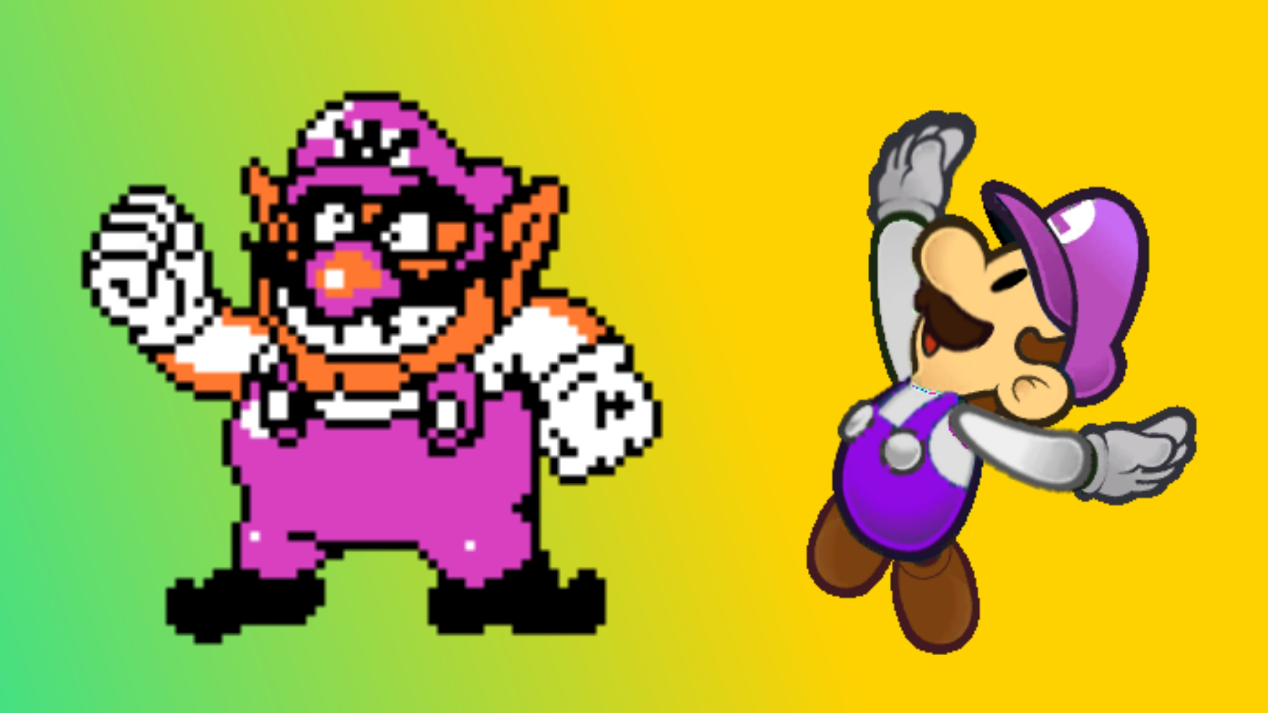 NES Wario's Woods Luigi Mod for Super Paper Mario | SPM Mods