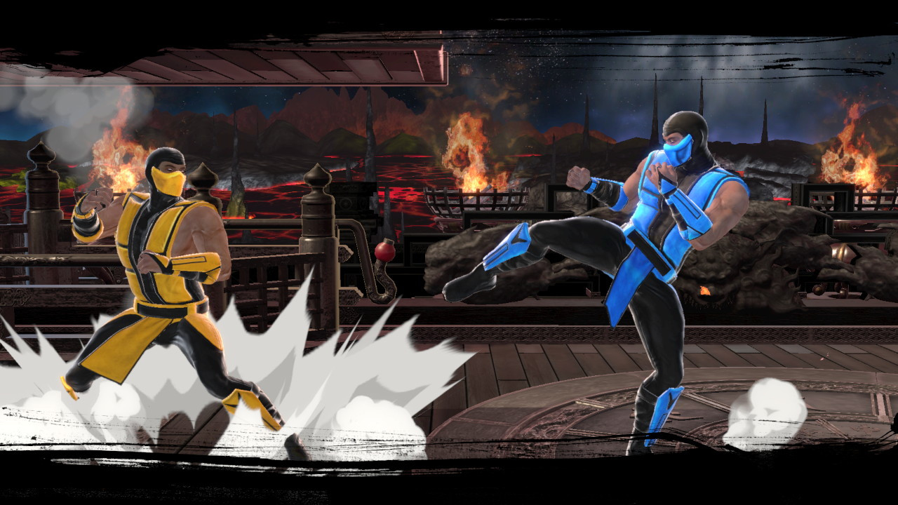 Sub-Zero & Friends over Ryu Mod for Super Smash Bros. Ultimate | SSBU Mods