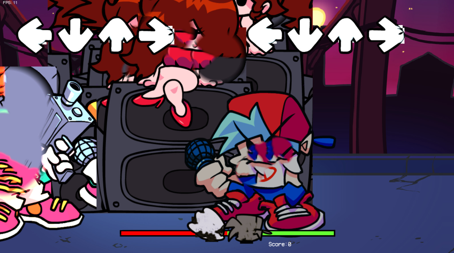 Friday night funkin but curst Mod for Friday Night Funkin' | FNF Mods