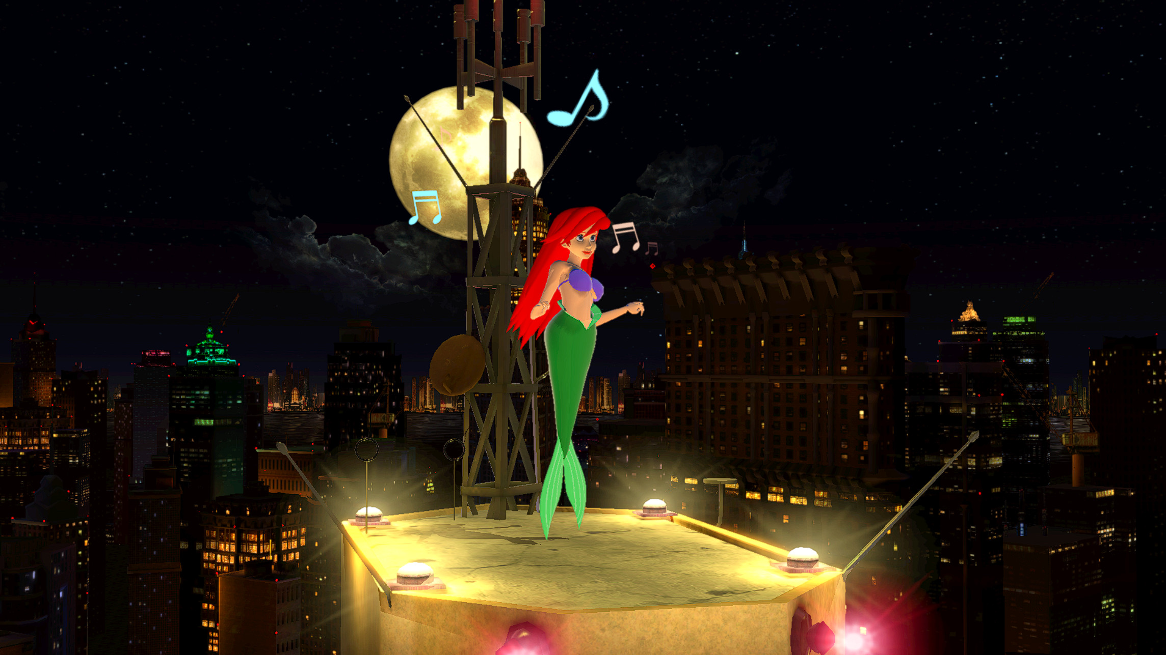 Disney | Ariel Joins the Battle! Mod for Super Smash Bros. Ultimate ...