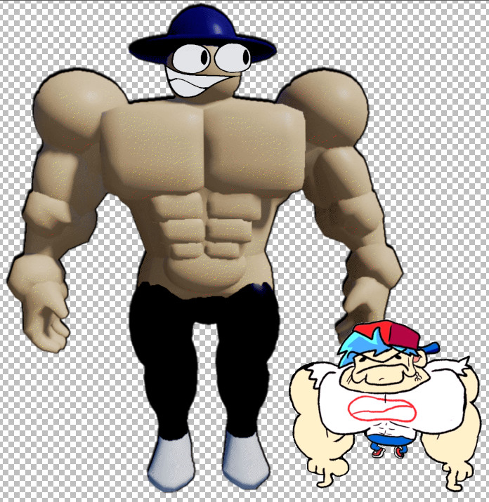 VS BUFF BOMUS Mod for Friday Night Funkin' | FNF Mods