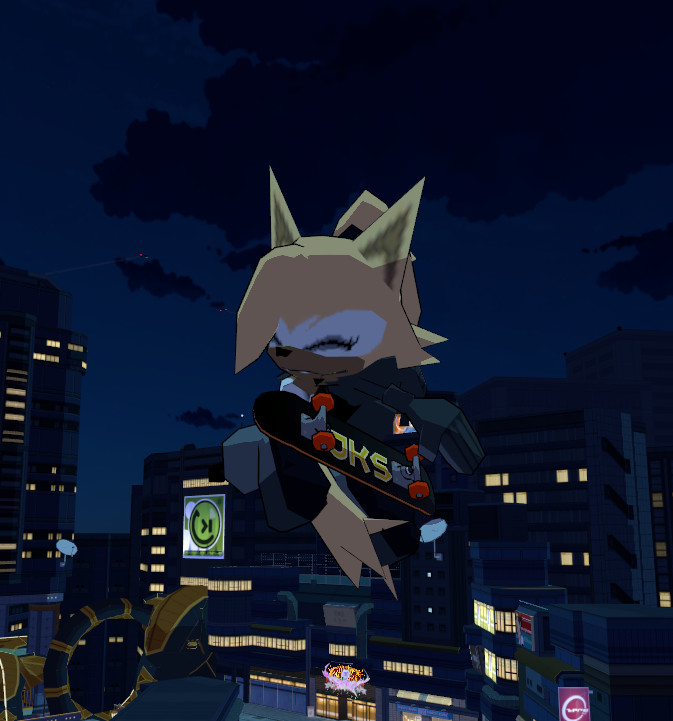 Whisper the Wolf over Eclipse Mod for Bomb Rush Cyberfunk | BRC Mods