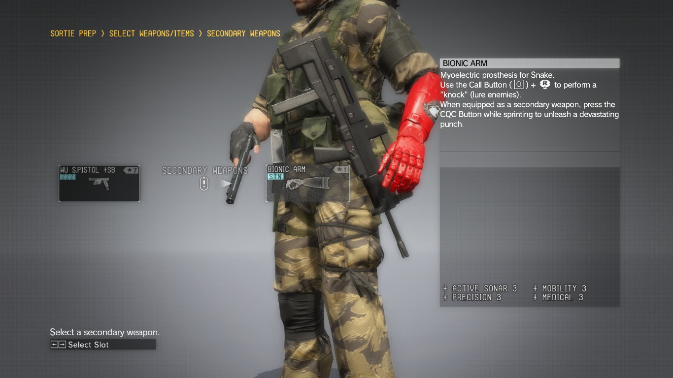 DMG's Bionic Arms Overhaul Mod for Metal Gear Solid V: The Phantom Pain ...