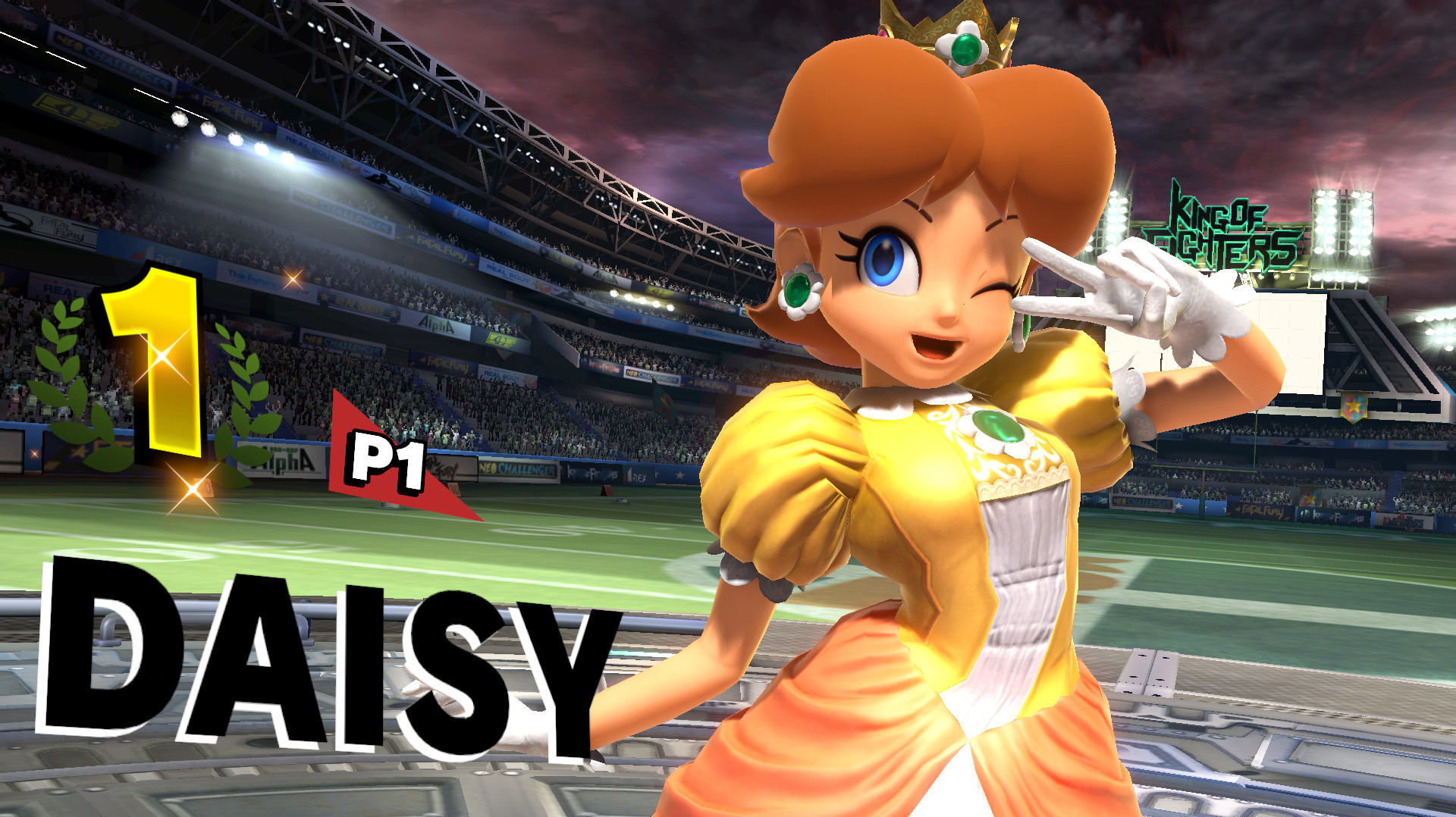 Short Haircut for Daisy Mod for Super Smash Bros. Ultimate | SSBU Mods