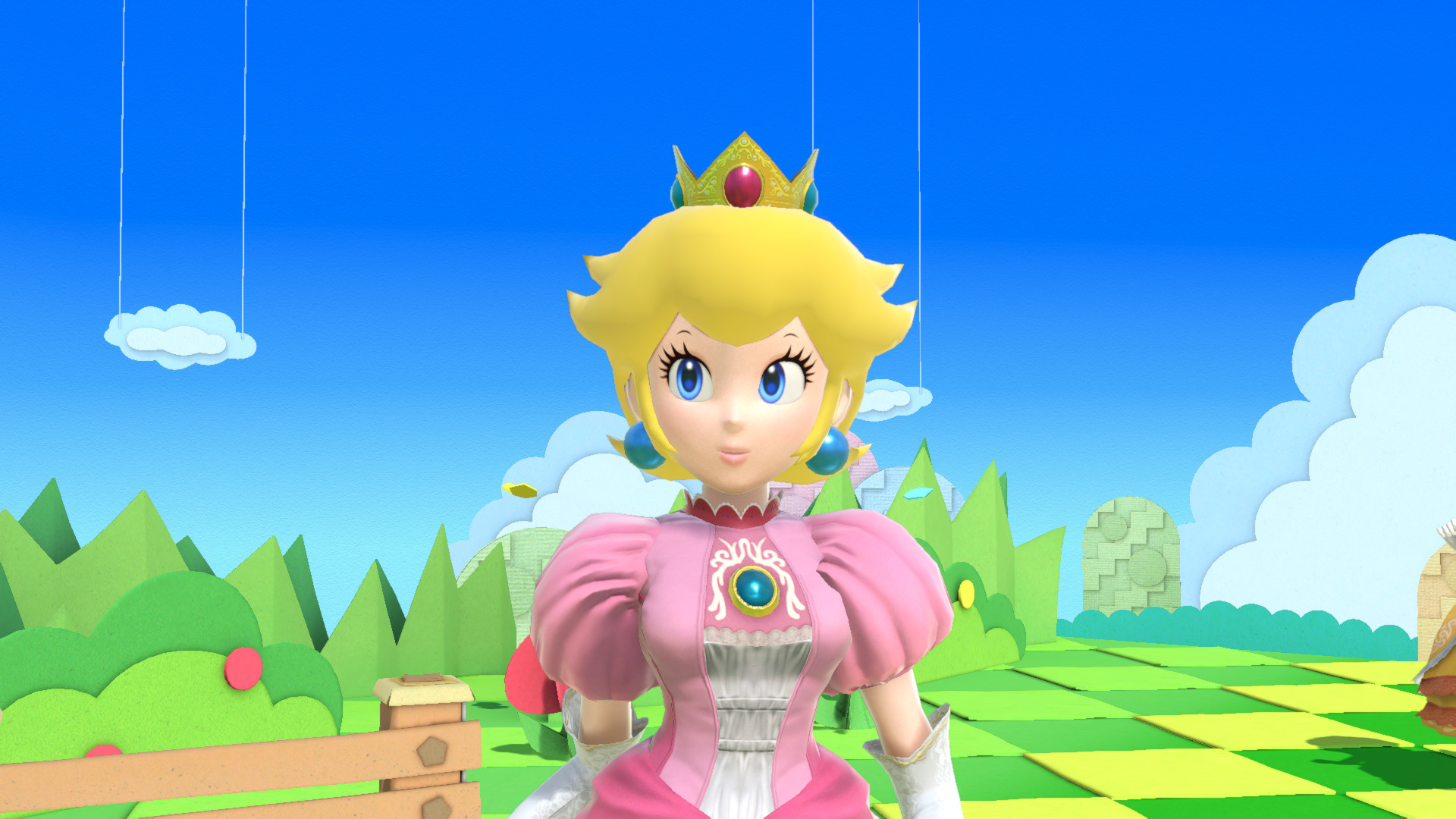 Short Haircut for Peach Mod for Super Smash Bros. Ultimate | SSBU Mods