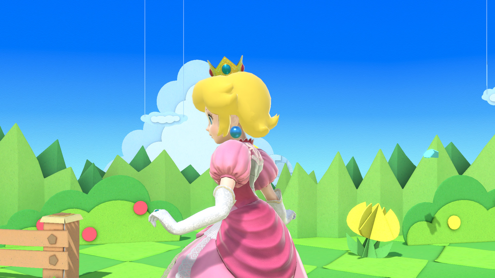 Short Haircut for Peach Mod for Super Smash Bros. Ultimate | SSBU Mods