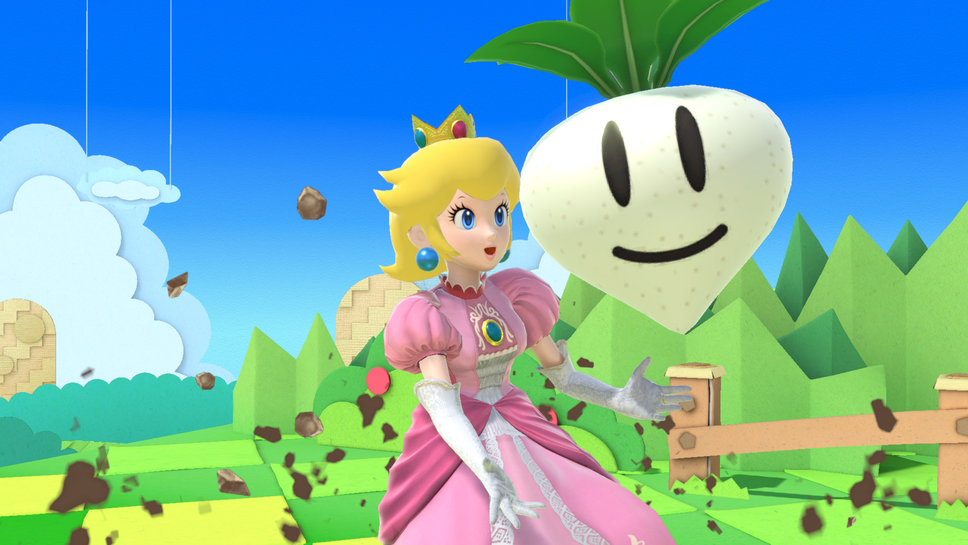 Short Haircut for Peach Mod for Super Smash Bros. Ultimate | SSBU Mods