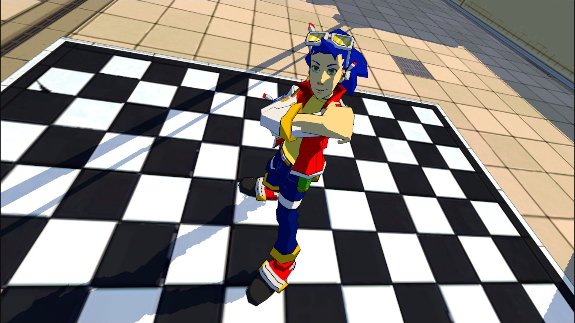 Uekawa Human Sonic Mod for Bomb Rush Cyberfunk | BRC Mods