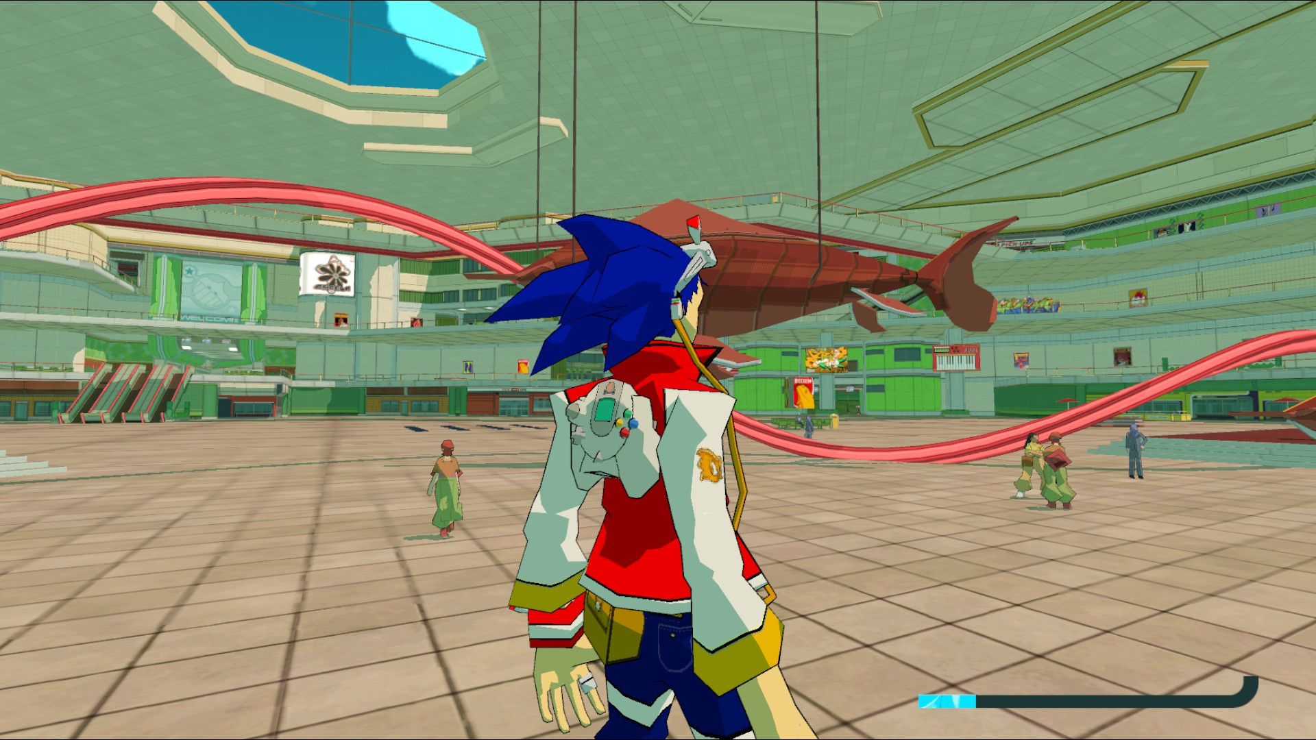 Uekawa Human Sonic Mod for Bomb Rush Cyberfunk | BRC Mods