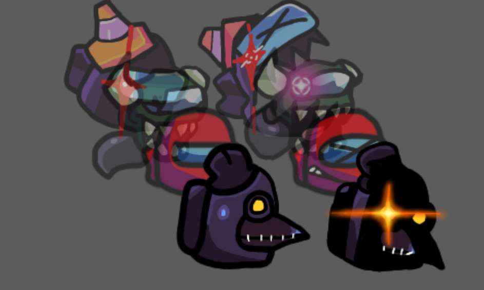 VS IMPOSTOR V4 ICONS Remastered v2 Mod for Friday Night Funkin' | FNF Mods