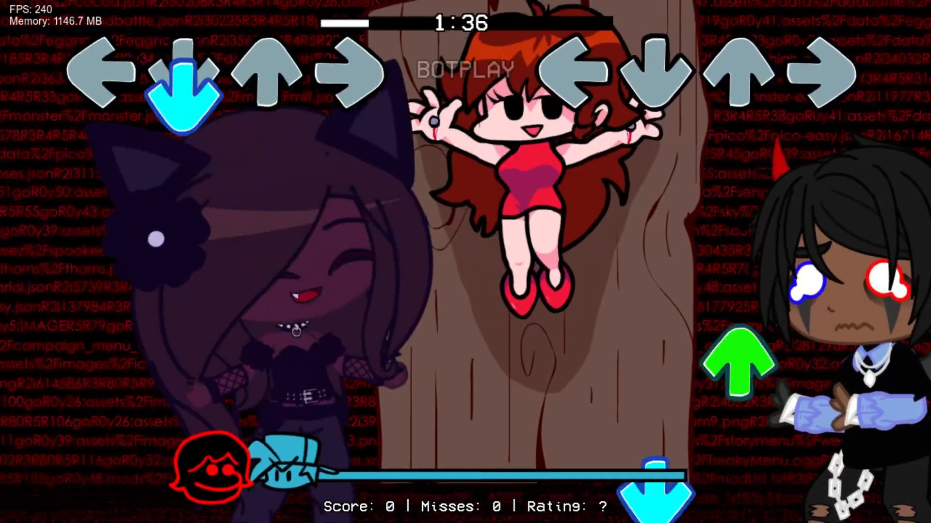 gacha skin for a fan #2 Mod for Friday Night Funkin' | FNF Mods