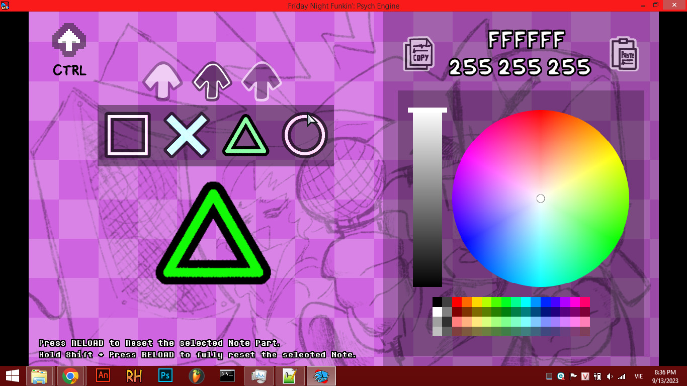 PS Right Handle NOTE_assets V0.7 Mod for Friday Night Funkin' | FNF Mods
