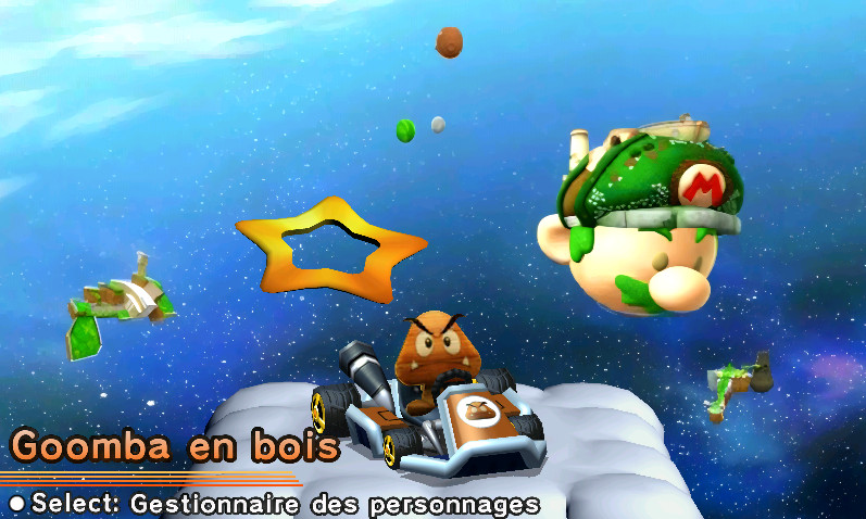Wooden Goomba Mod for Mario Kart 7 | MK7 Mods