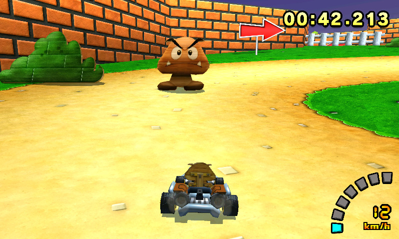 Wooden Goomba Mod for Mario Kart 7 | MK7 Mods