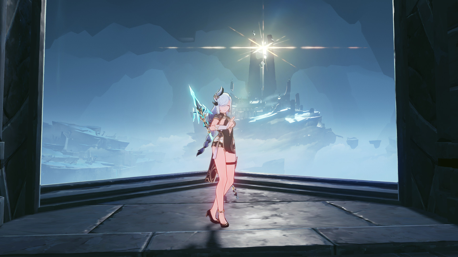 Peach Sanctuary Shenhe Mod for Genshin Impact | GI Mods