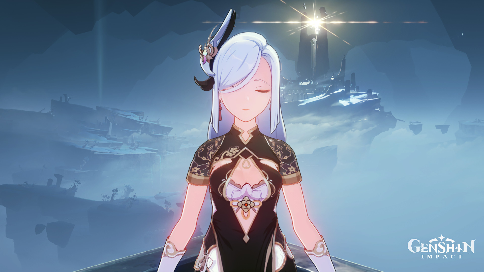 Peach Sanctuary Shenhe Mod for Genshin Impact | GI Mods