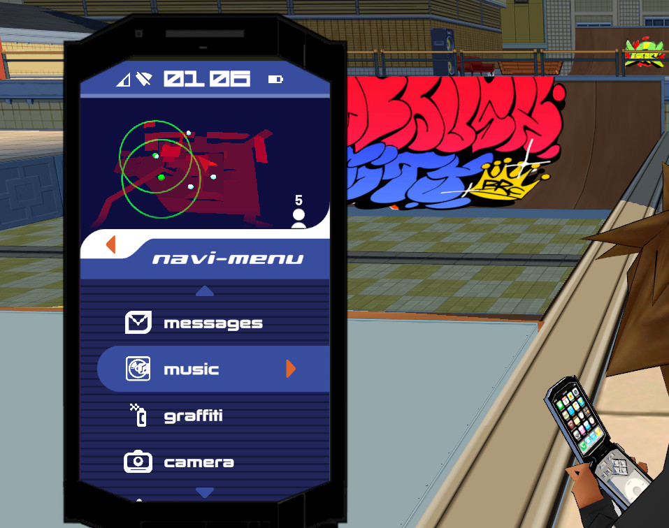 Apple iFlip Phone Mod for Bomb Rush Cyberfunk | BRC Mods