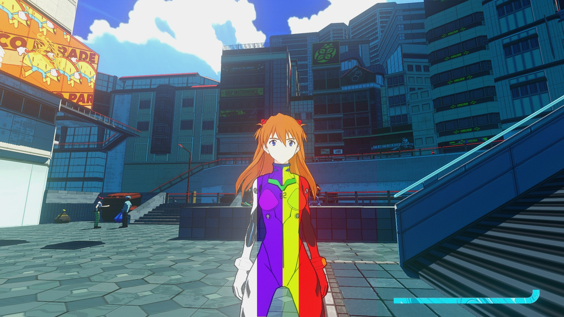 Asuka (Evangelion) Mod for Bomb Rush Cyberfunk | BRC Mods