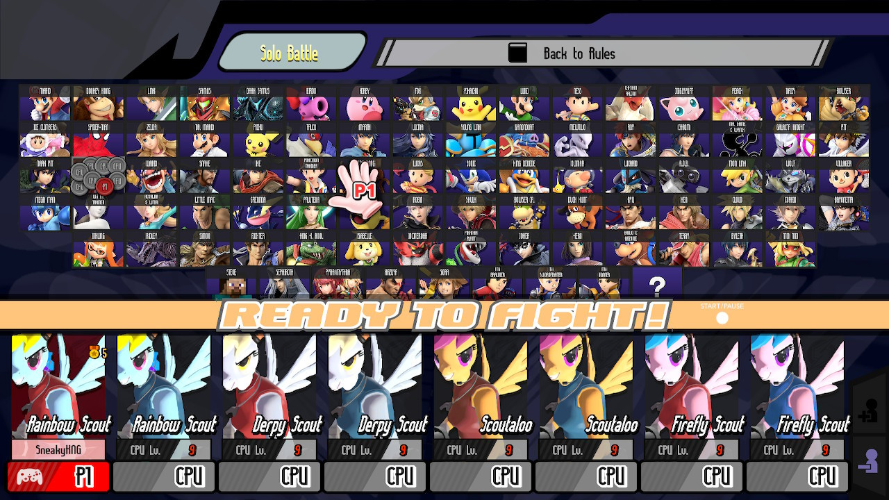 Rainbow Scout Mod for Super Smash Bros. Ultimate | SSBU Mods