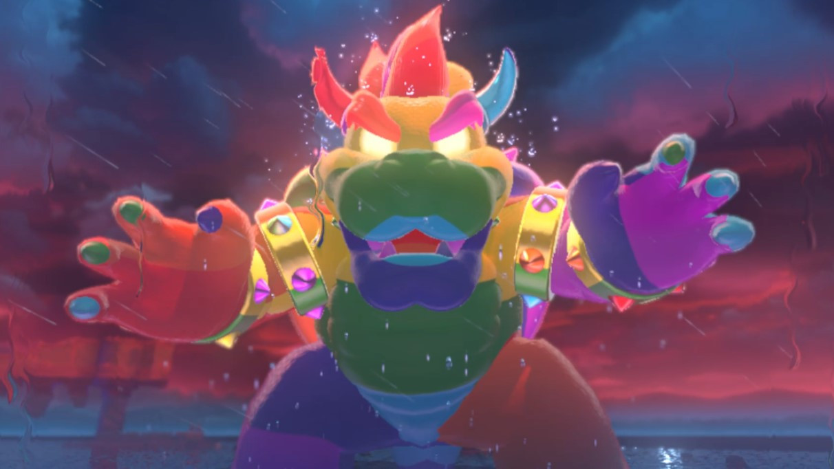 Rainbow Bowser Mod for Super Mario 3D World + Bowser's Fury | SM3DW+BF Mods