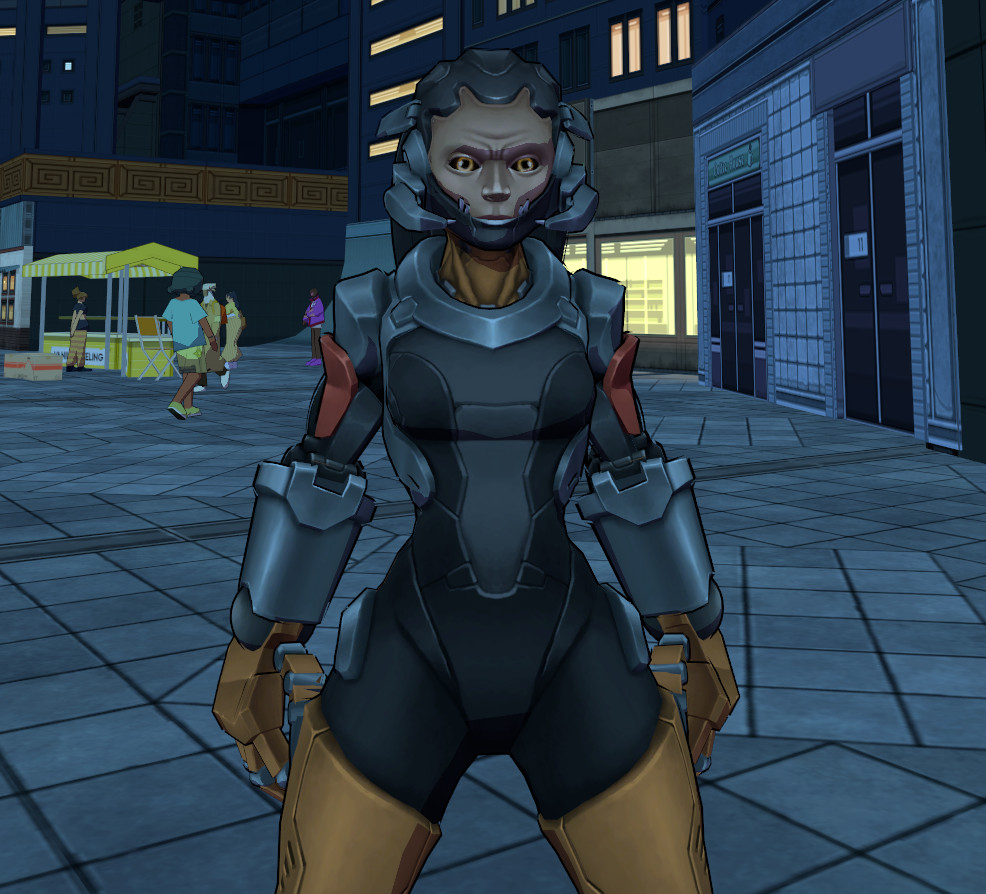 Cybernetic Strogg Girl Mod for Bomb Rush Cyberfunk | BRC Mods