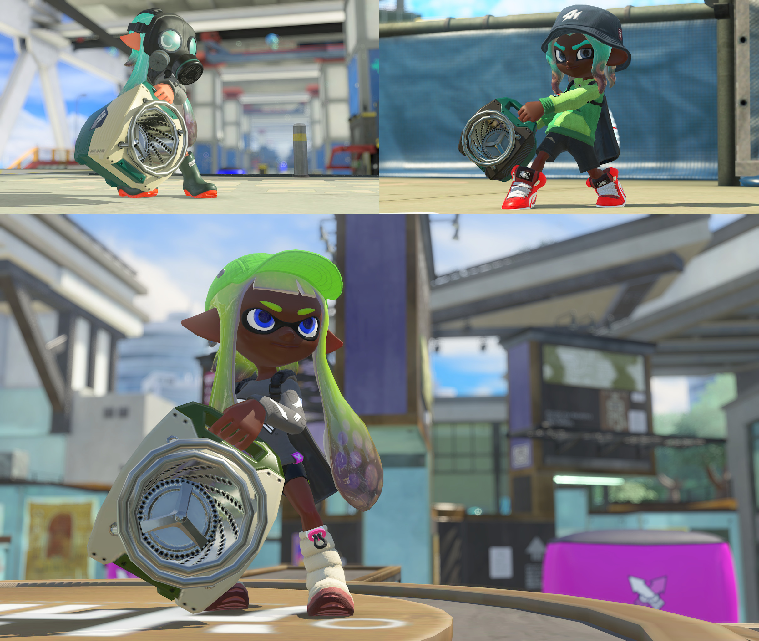 Splatoon 1 and Splatoon 2 Weapon Model Ports Mod for Splatoon 3 ...