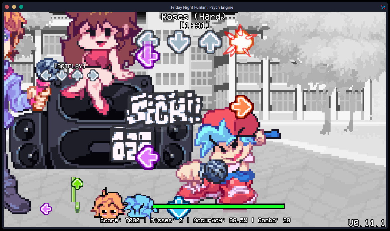 Accurate Monday Morning Misery HUD for PE Mod for Friday Night Funkin ...