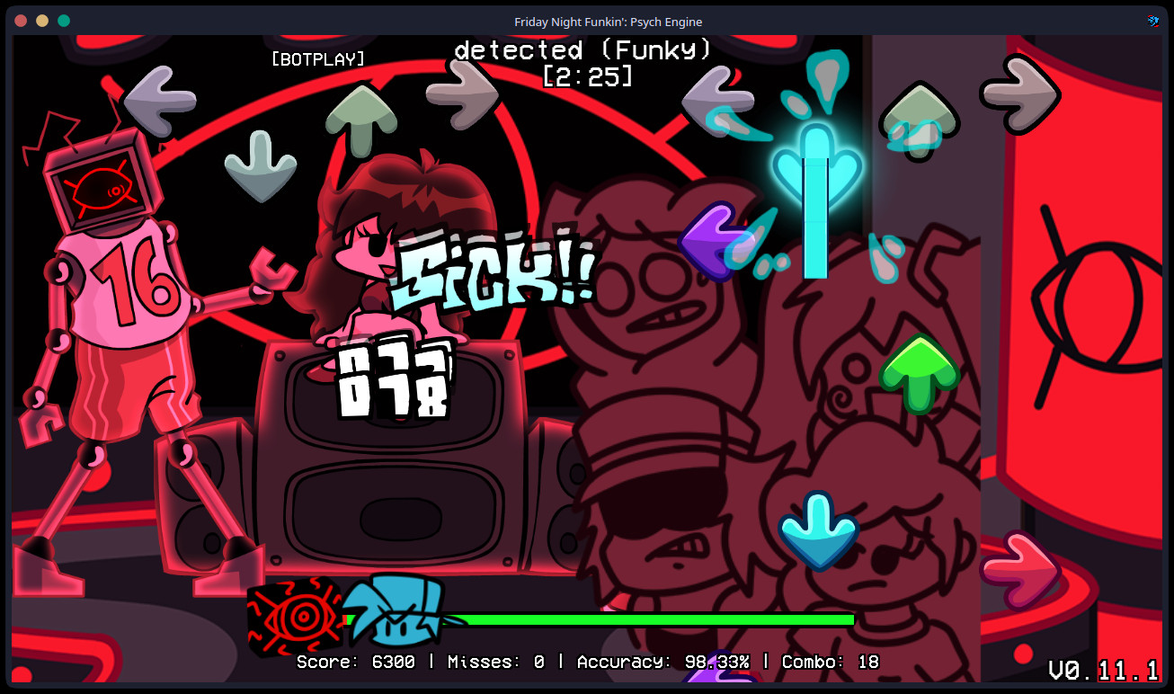 Accurate Monday Morning Misery HUD for PE Mod for Friday Night Funkin ...