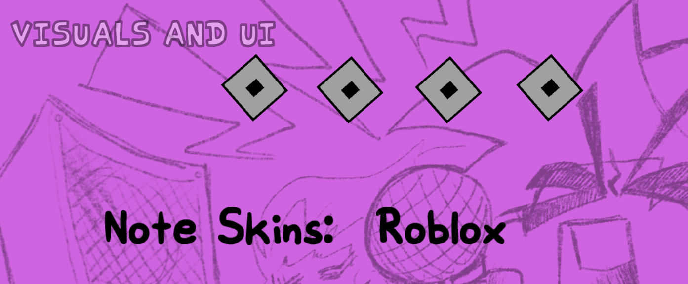 Roblox Note Skin Mod for Friday Night Funkin' | FNF Mods