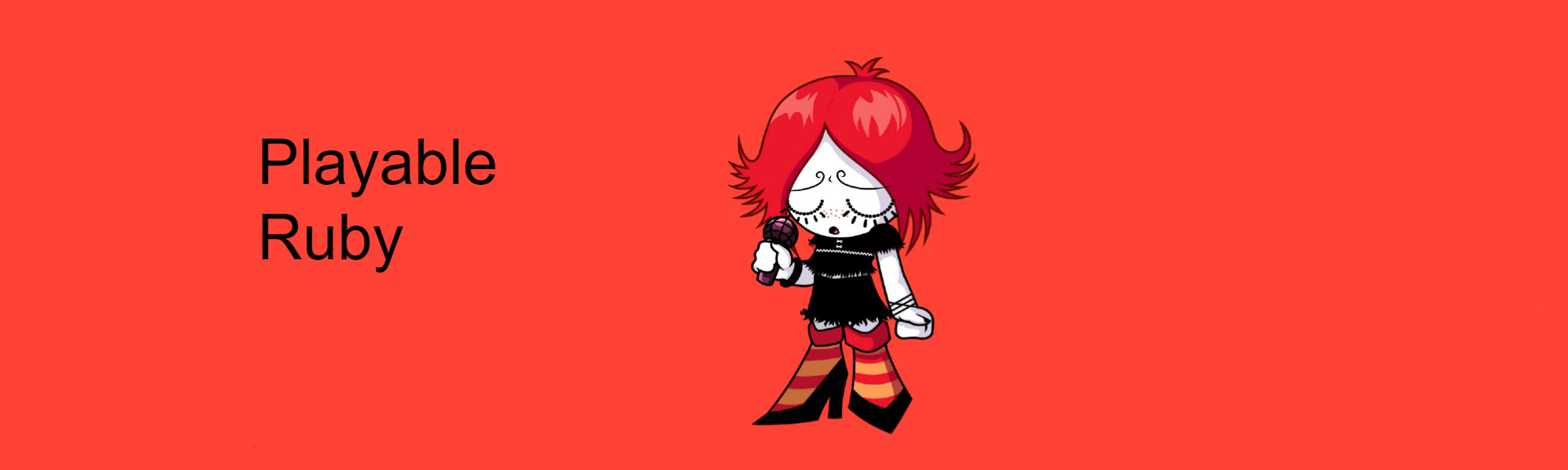 Playable Ruby Mod for Friday Night Funkin' | FNF Mods