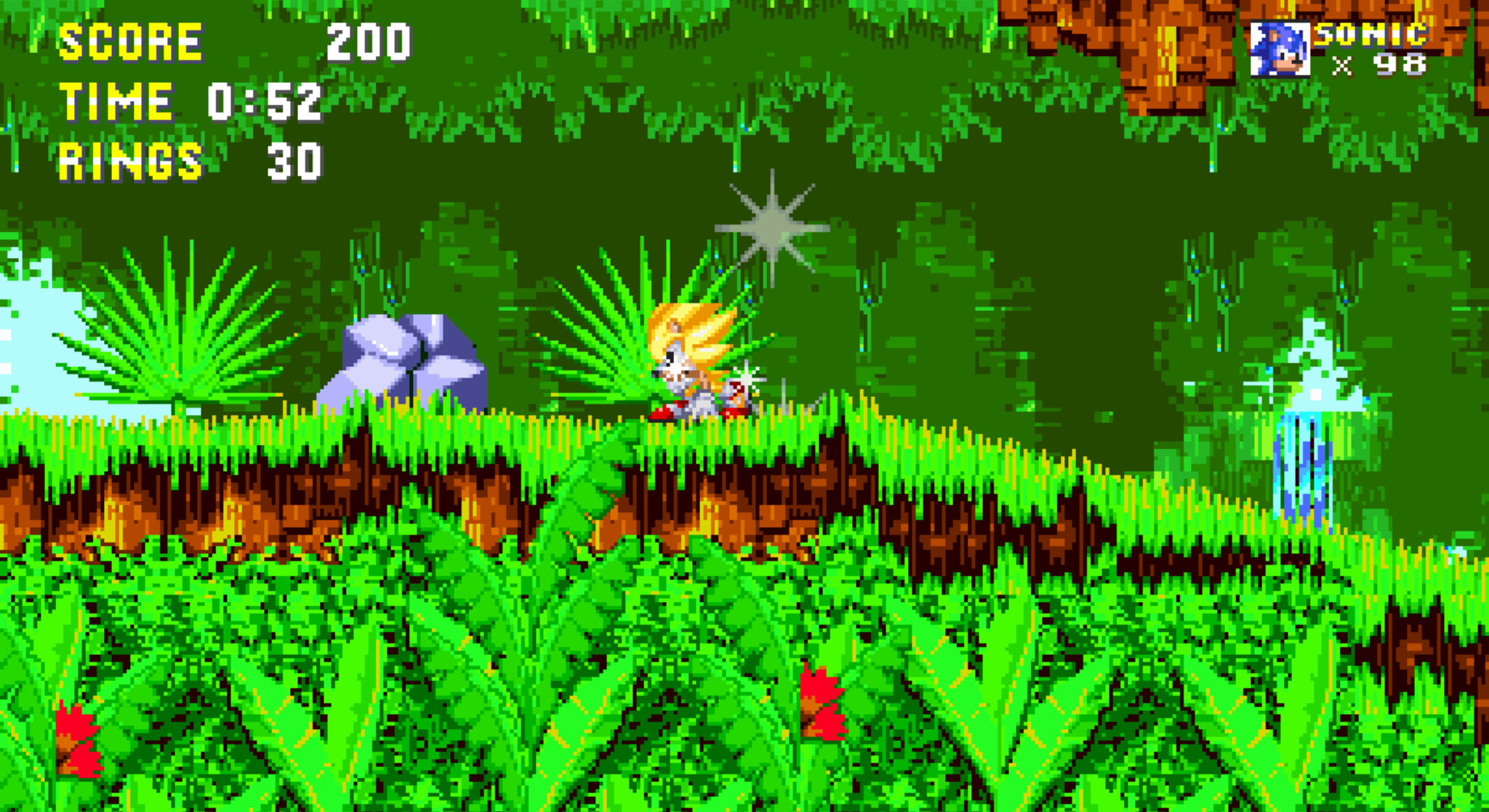 Modgen Classic Super Sonic Sprites Mod for Sonic 3 A.I.R. | S3AIR Mods