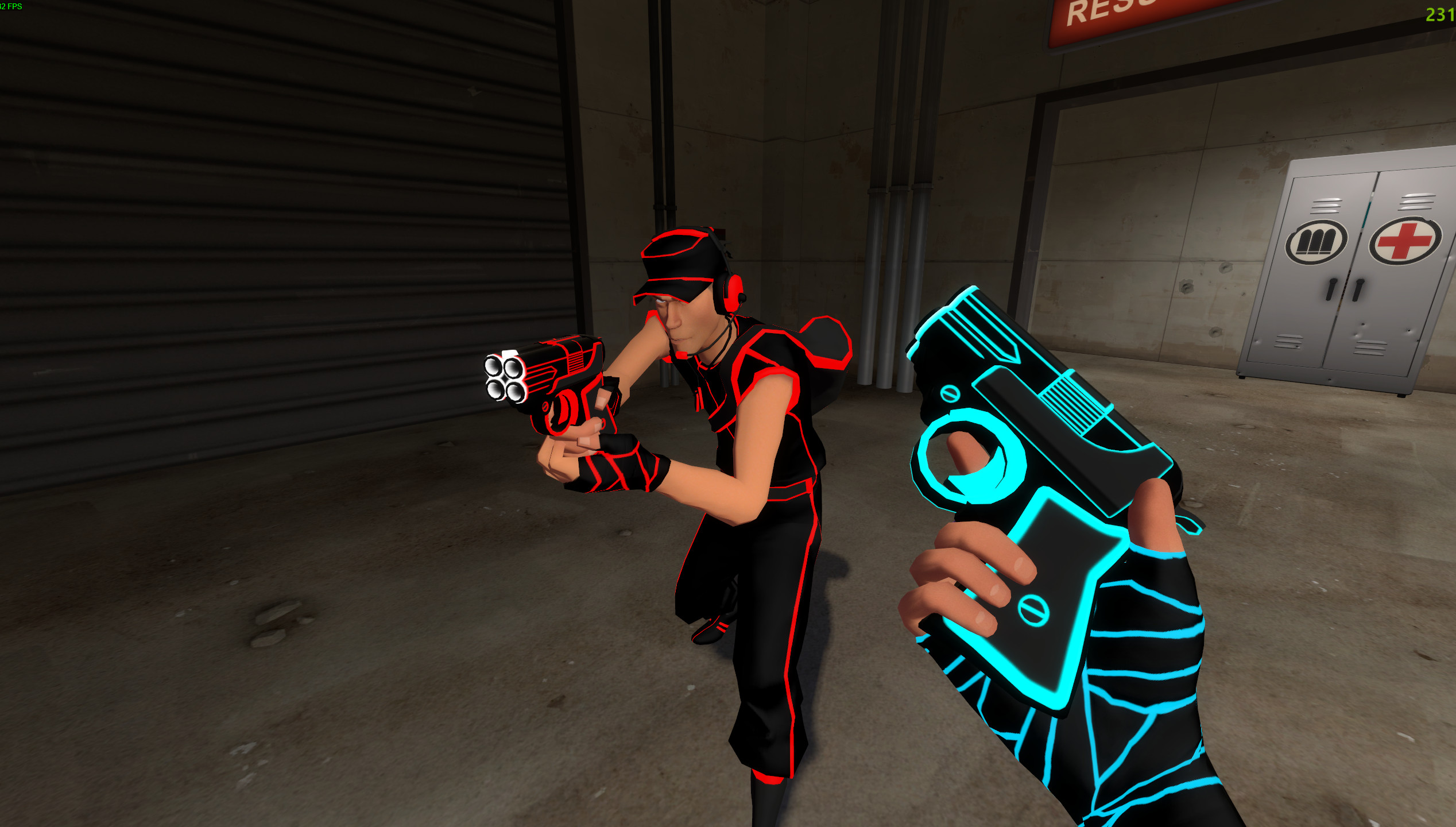 Tron Fortress Weapon Pack - Scout (Casual) Mod for Team Fortress 2 ...