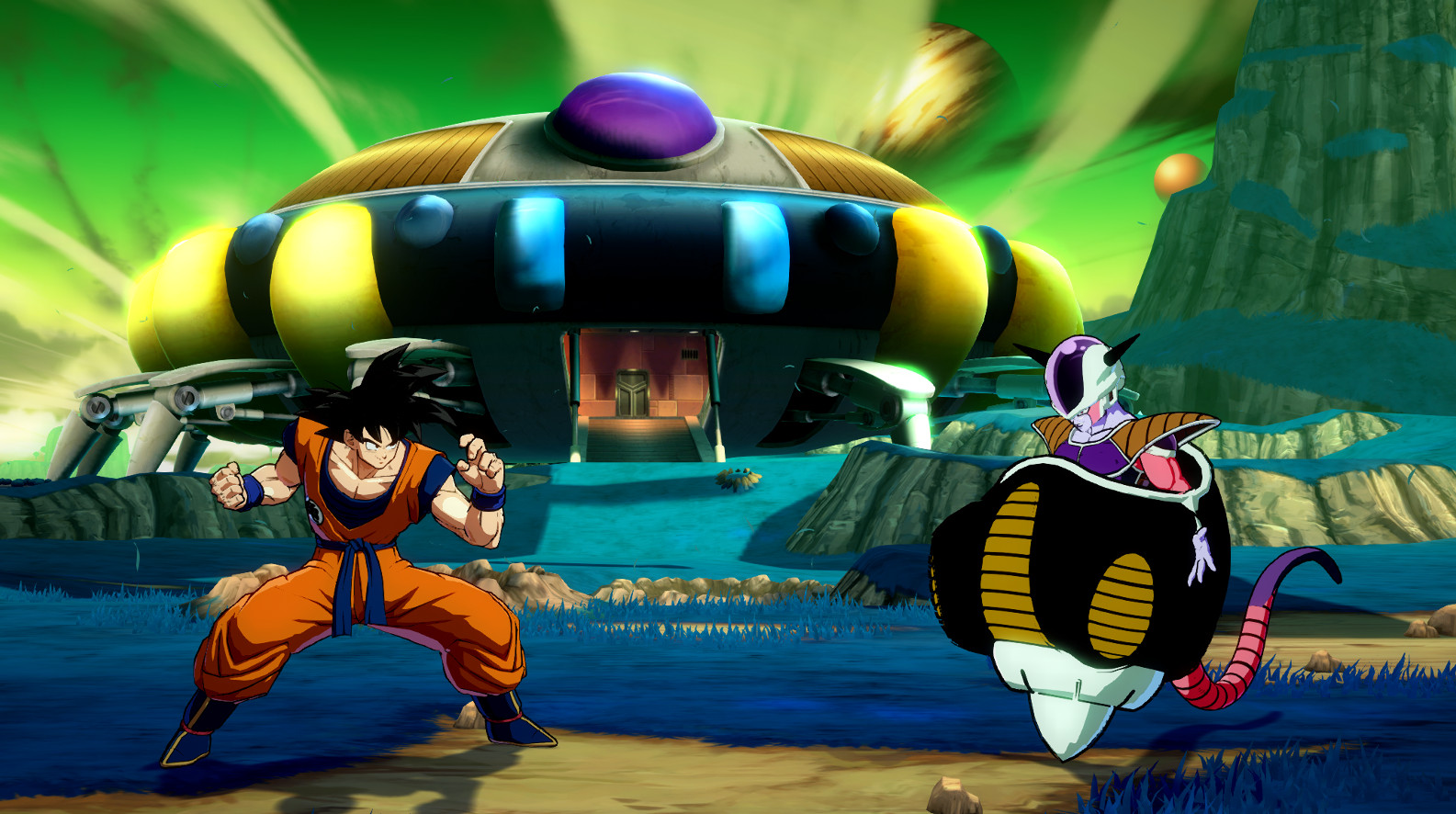 Planet Namek (whole ship view) Mod for Dragon Ball FighterZ | DB:FZ Mods