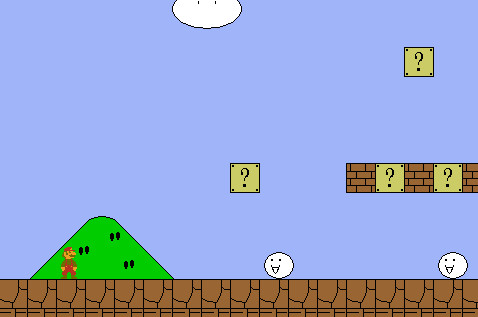 Mario over Nostalg Mod for Syobon Action | Syobon Mods