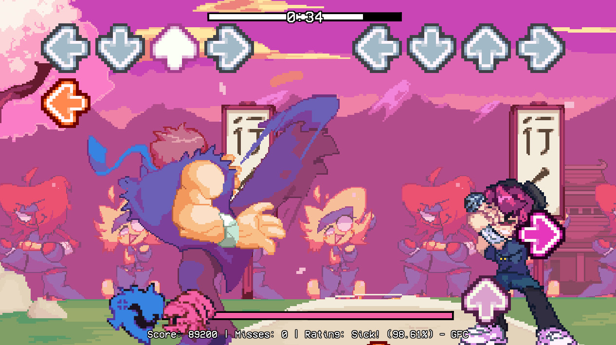 Tactical Cupcakes Pixel Mod Mod for Friday Night Funkin' | FNF Mods