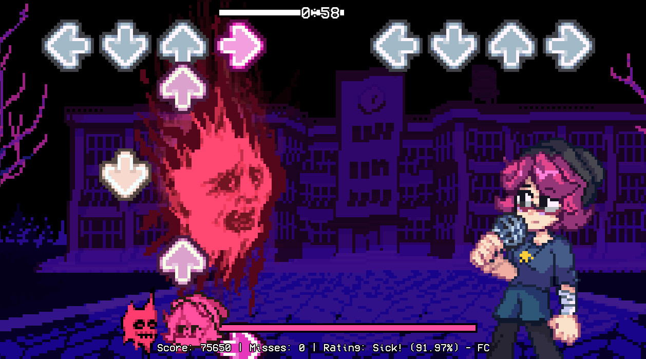 Tactical Cupcakes Pixel Mod Mod for Friday Night Funkin' | FNF Mods