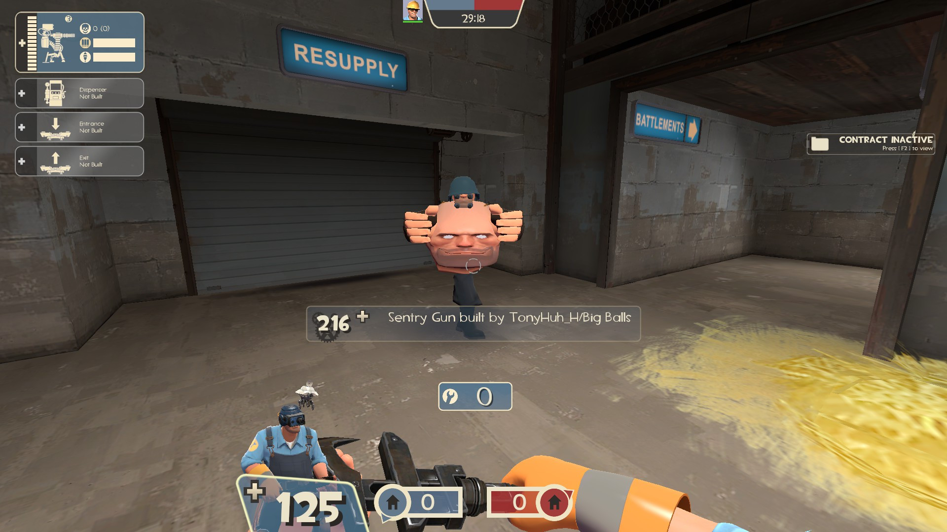 Sentry Gun With Human body Mod for Team Fortress 2 | TF2 Mods