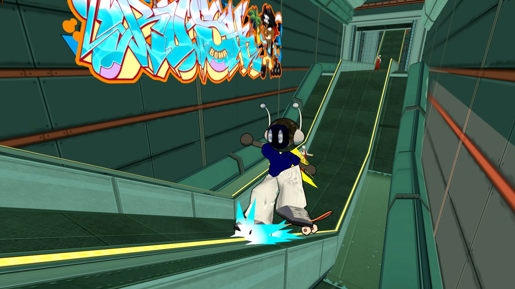 "Volt" Skin Mod for Bomb Rush Cyberfunk | BRC Mods