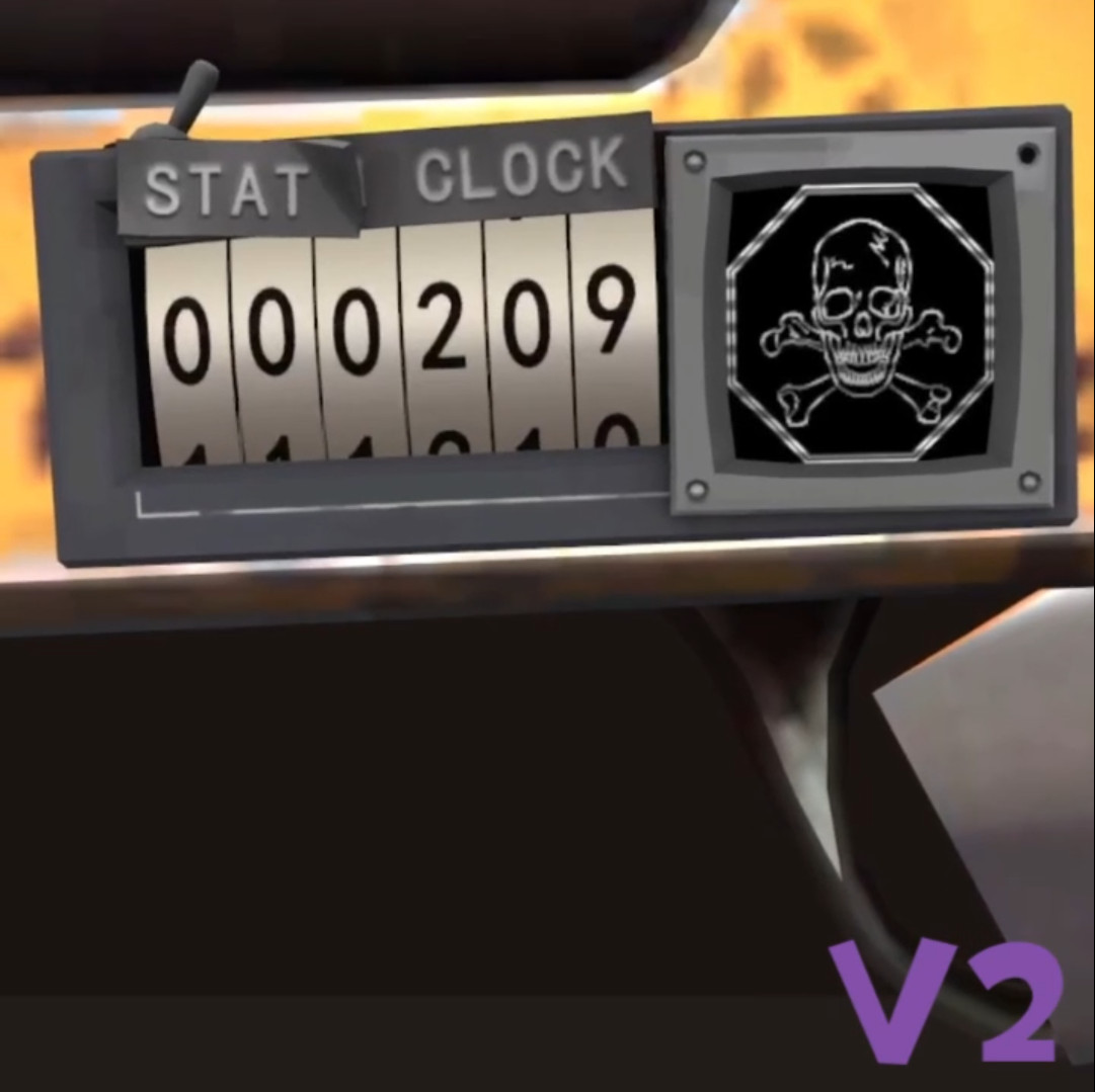 ULTRAKILL Skull Stat Clock (Animated&CasualFixed) Mod for Team Fortress ...