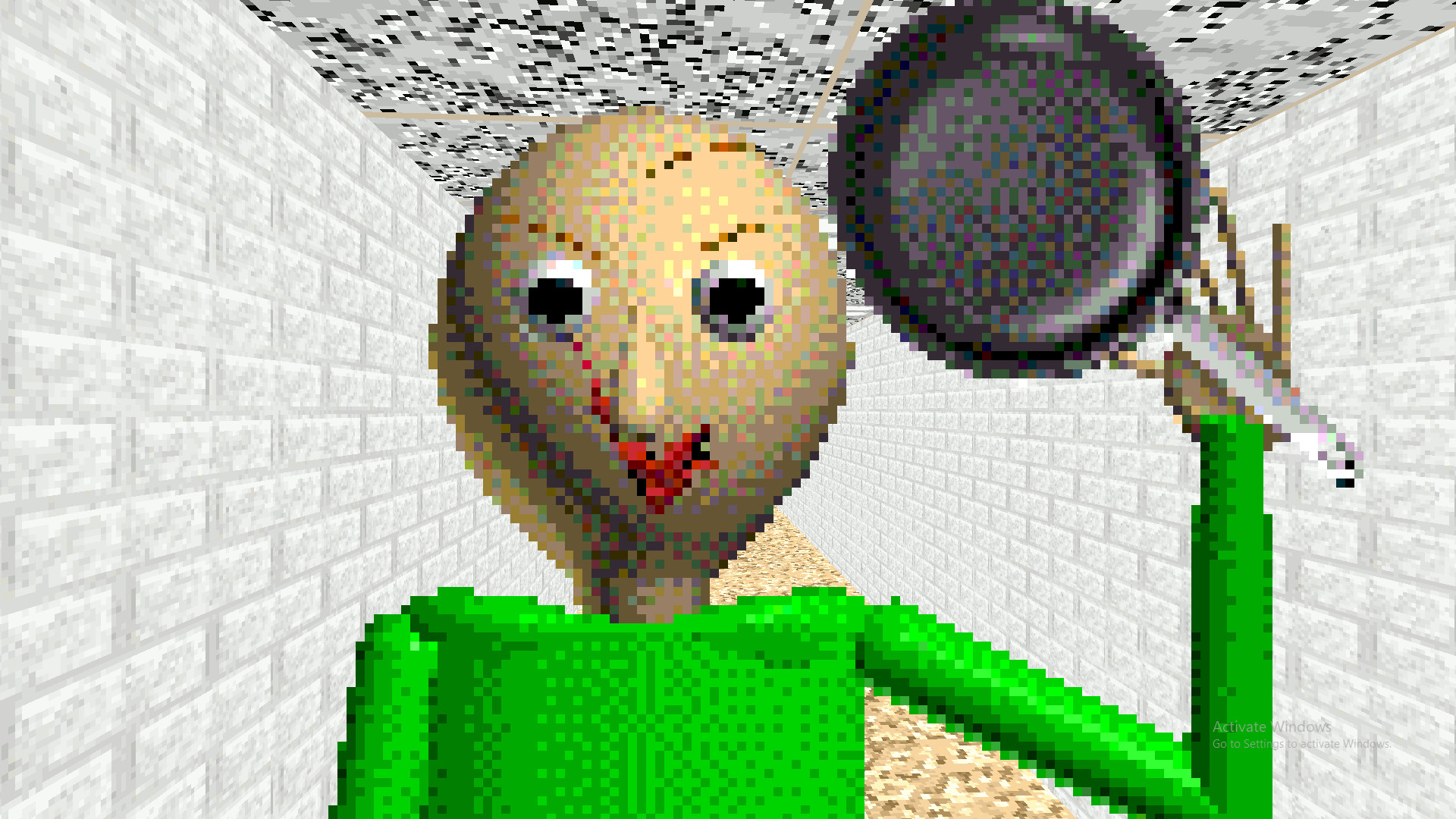 Baldi Loves Frying Pans Mod for Baldi's Basics | Baldi Mods