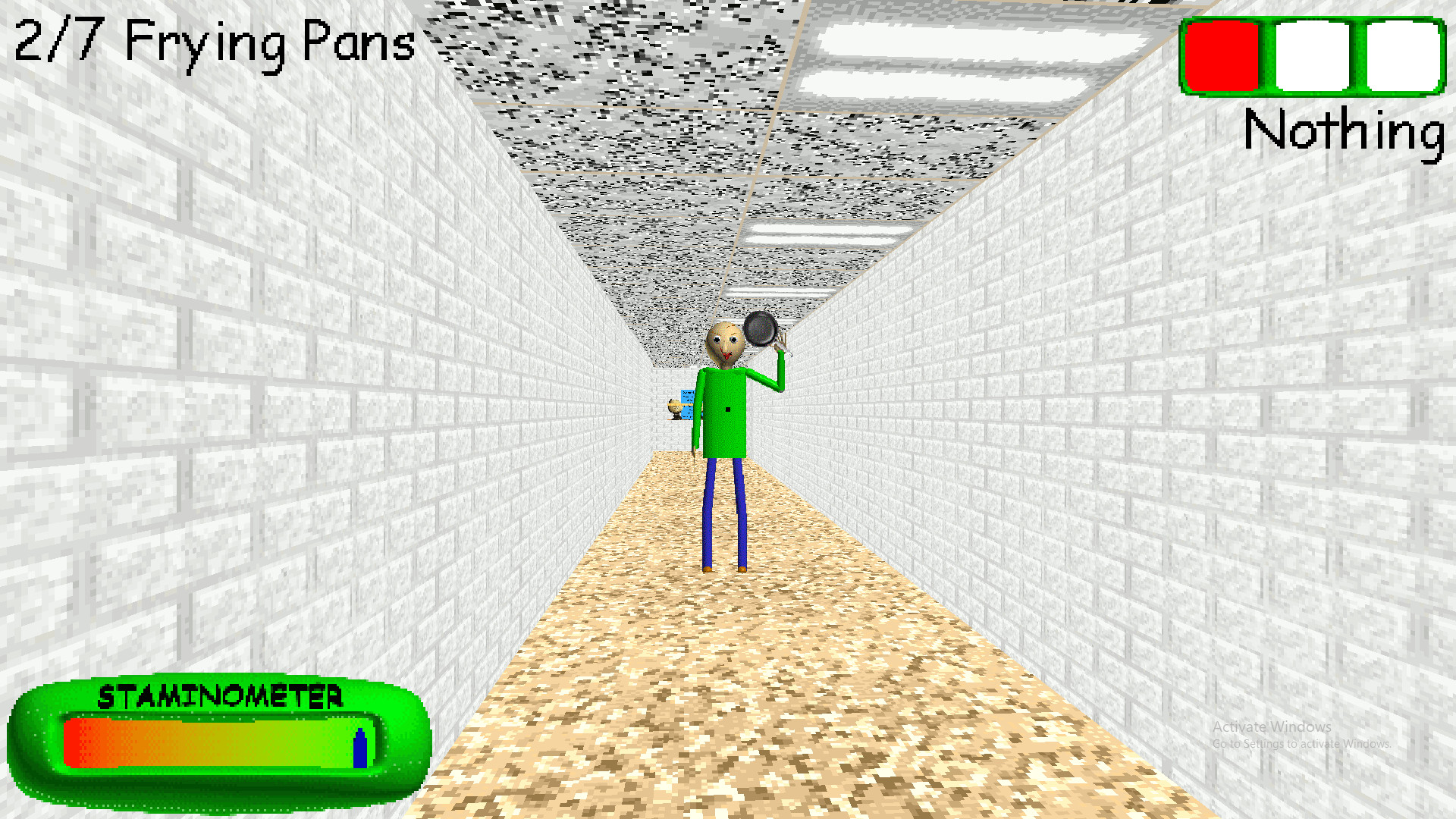 Baldi Loves Frying Pans Mod for Baldi's Basics | Baldi Mods