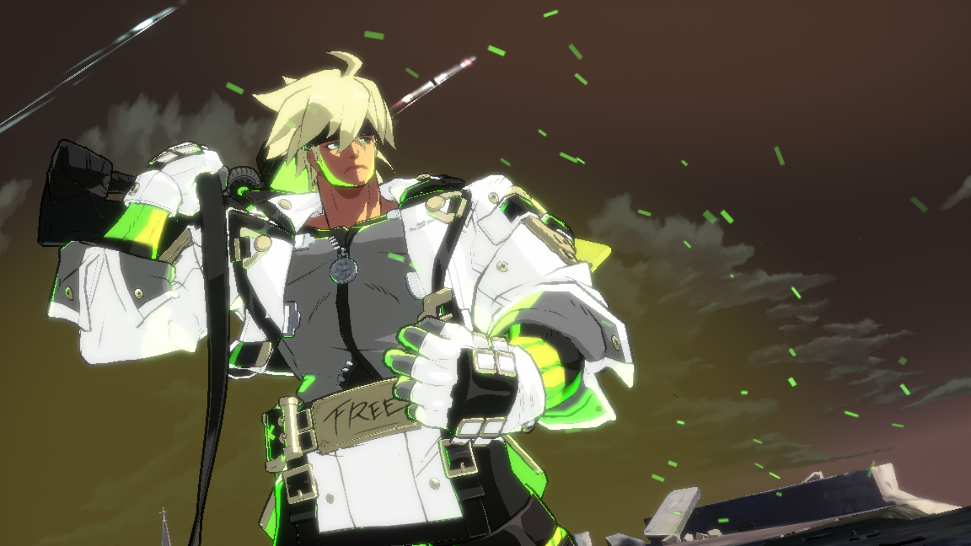 Neon Green Sol (Color 1-6) [Unused Rev 2 Skin] Mod for GUILTY GEAR ...