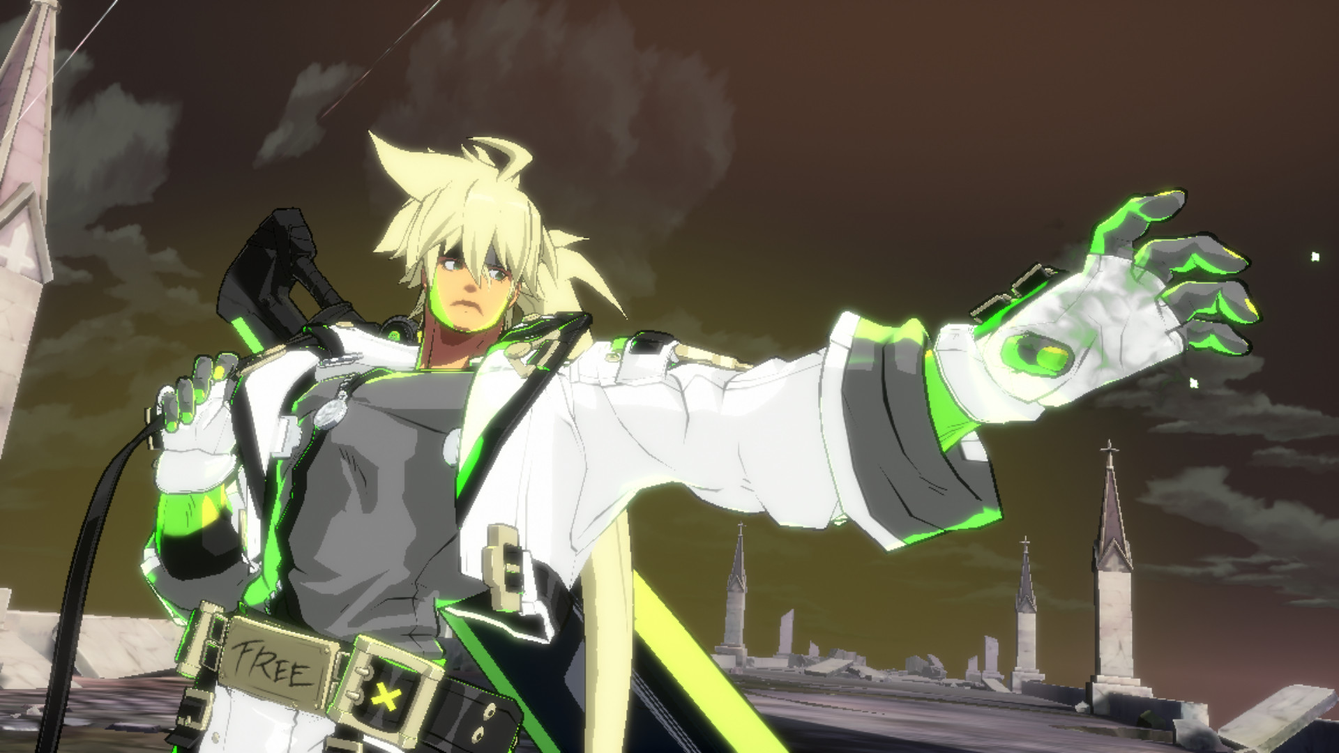Neon Green Sol (Color 1-6) [Unused Rev 2 Skin] Mod for GUILTY GEAR ...