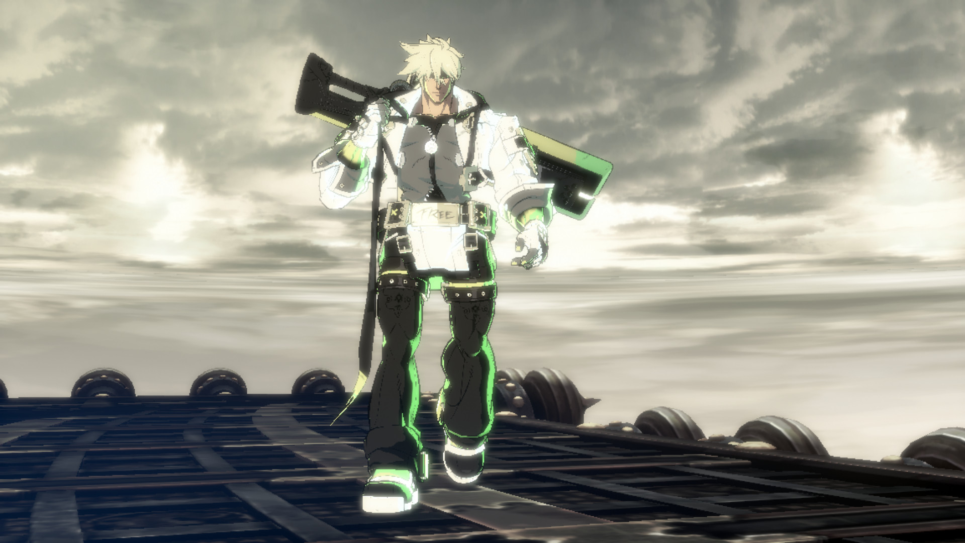 Neon Green Sol (Color 1-6) [Unused Rev 2 Skin] Mod for GUILTY GEAR ...